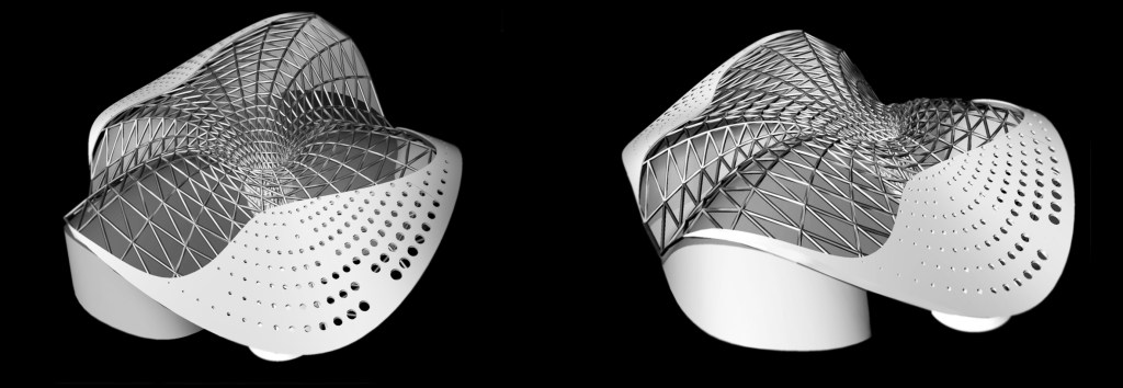 The golden gridshell | Nastja Dzavik